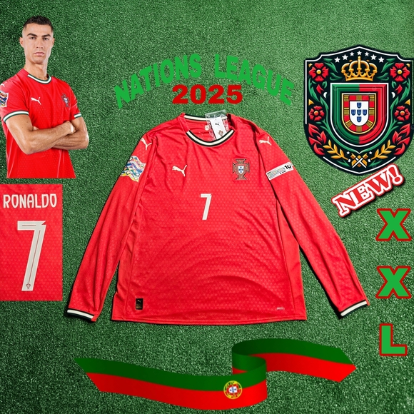 Puma | Shirts | Puma Portugal Fpf Cristiano Ronaldo 7 2252026 Long ...